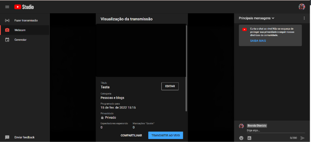 Aprenda como fazer uma live no YouTube passo a passo.